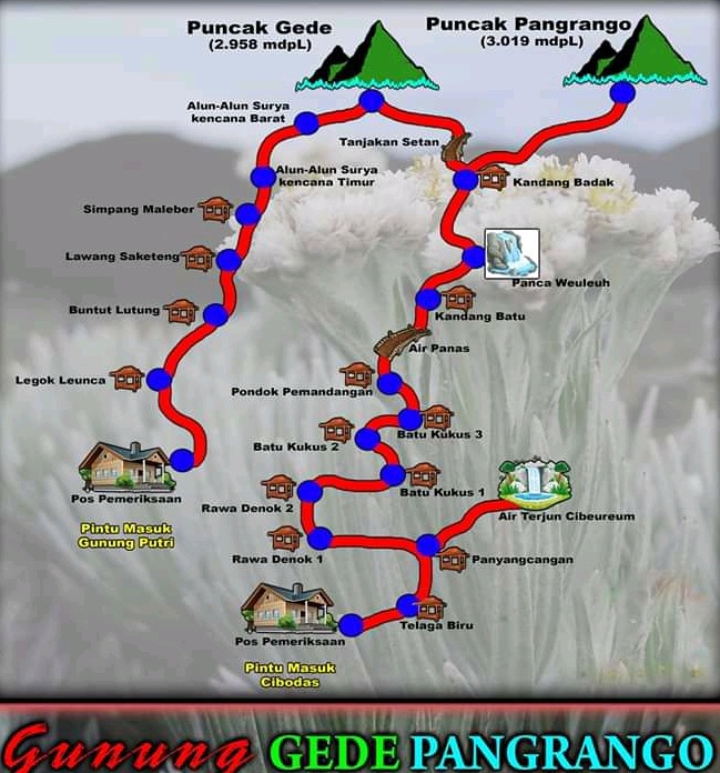Adventure - Hiking Gn Gede Pangrango via Gn Putri